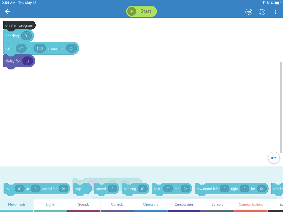 Sphero Bridge Challenge