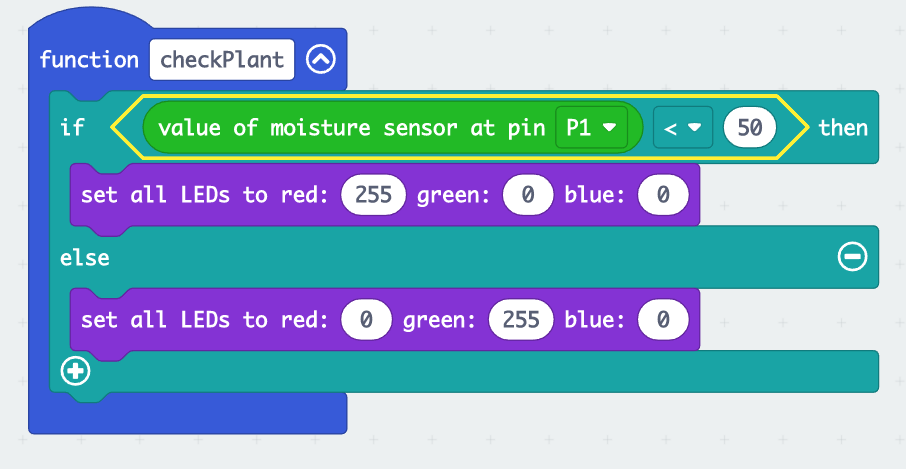 RVR + micro:bit - Soil Moisture Sensor